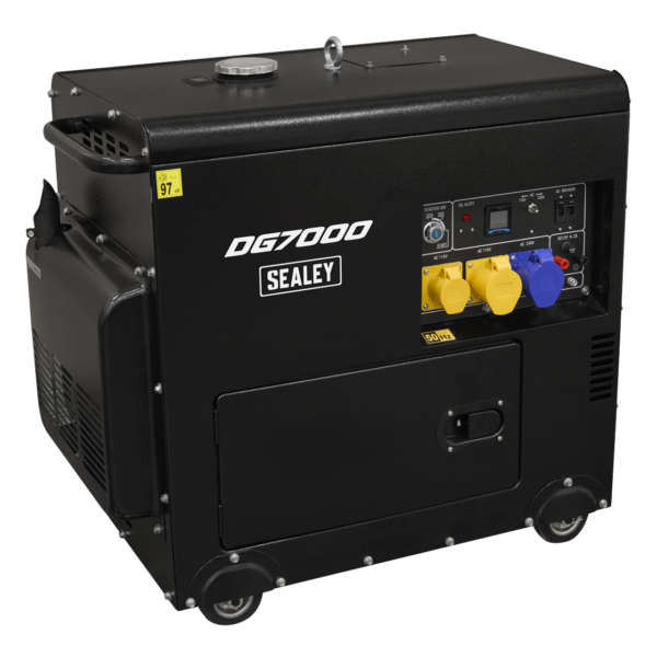 Sealey 7000W Diesel Generator 4-Stroke Engine 110/230V – Toolz4You